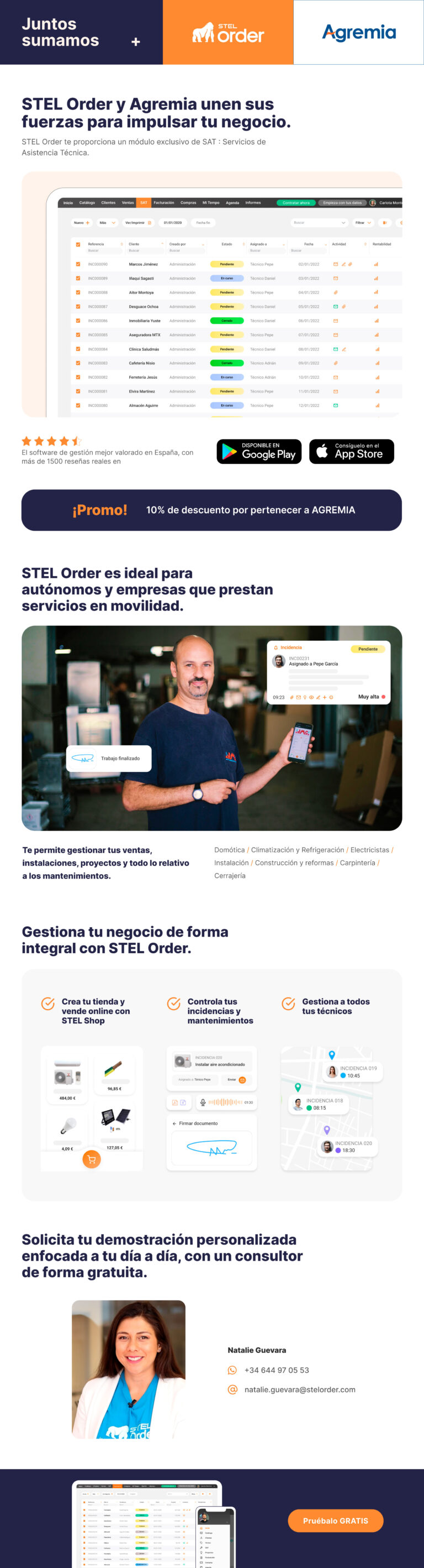 Convenio StelOrder-Agremia: transformación digital para instaladores